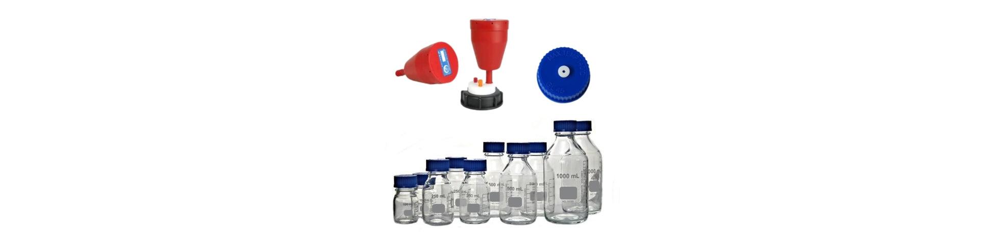 Laboratory Bottles, Waste Containers, Caps & Safety | JM Science Inc.