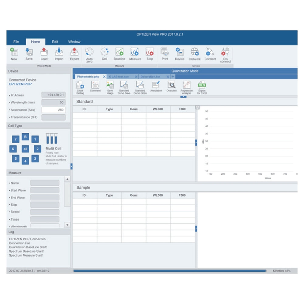 Optizen Alpha Spectrophotometer | K Lab