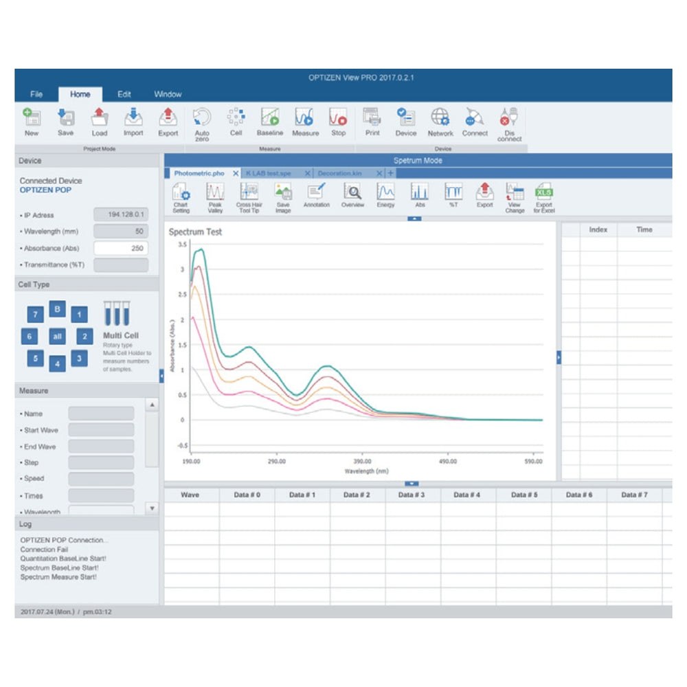 Optizen Alpha Spectrophotometer | K Lab
